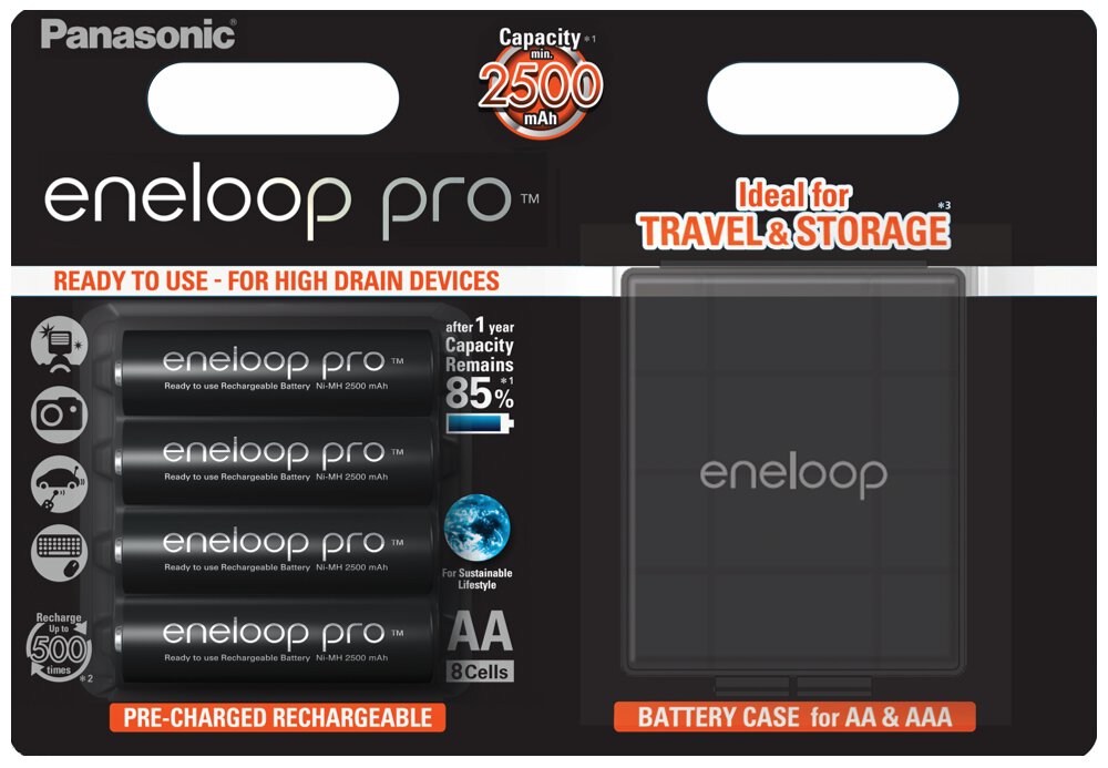 Akumulatorki Aa R6 Panasonic Eneloop Pro 2500mah Bk 3hcdec4be 4