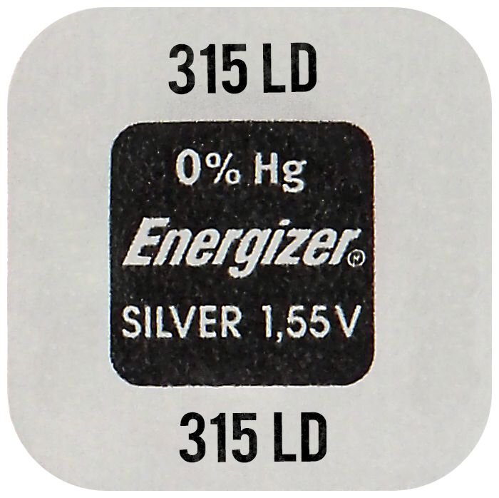 Bateria srebrowa mini Energizer 315 / SR716SW / SR67 - sklep ...