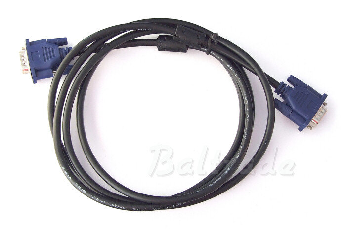 Kabel do monitora VGA D-SUB 2m (M-M) Akyga - sklep internetowy hurt.com.pl