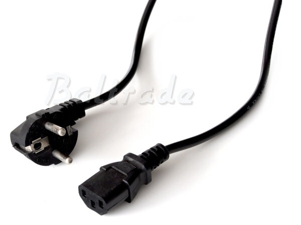 Kabel zasilający do komputerów PC / monitorów 1.5m - sklep internetowy ...