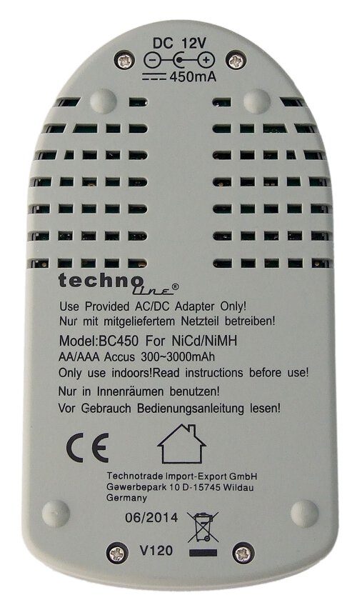 ładowarka BC-450 + 4 x R6/AA Panasonic Eneloop R6 AA 2000mAh BK-3MCCE ...