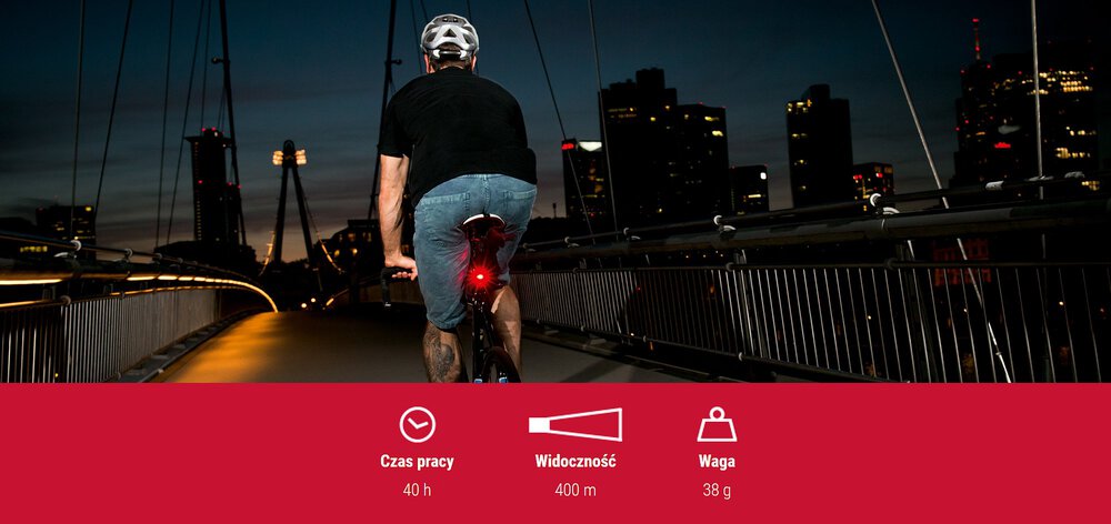 Lampka rowerowa tylna LED Sigma Cubic Flash 15915 - sklep internetowy ...