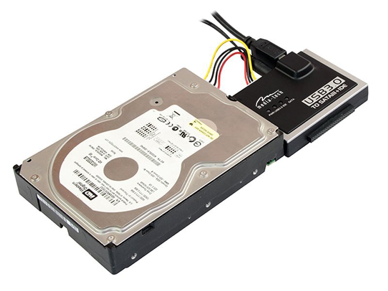 Mostek / Adapter USB 3.0 na SATA/IDE 2,5' 3,5' Media-Tech MT5100 - sklep internetowy hurt.com.pl