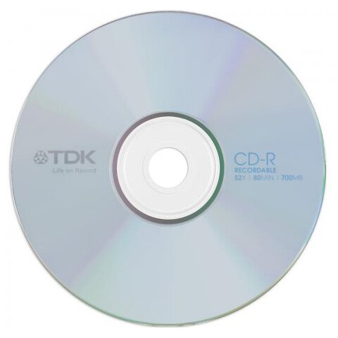 Płyta CD-R AUDIO 80min TDK - koperta 1szt. - sklep internetowy hurt.com.pl