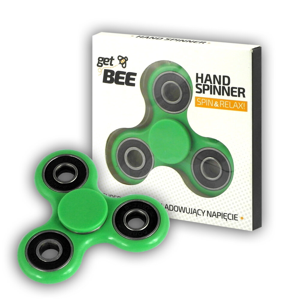 Zielony hand spinner / fidget spinner Get BEE - sklep internetowy hurt ...